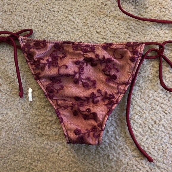 Beach Bunny | Swim | Rare Red Lace Beach Bunny Bikini | Poshmark